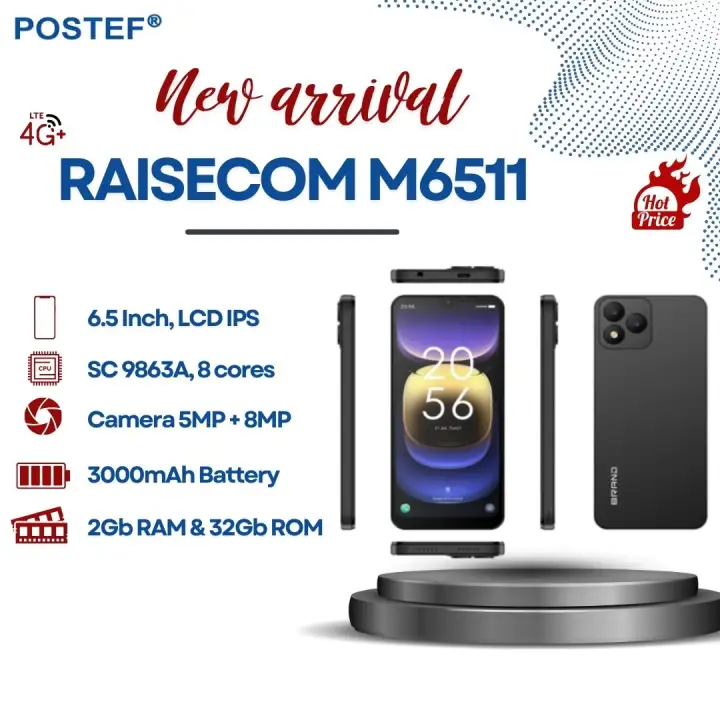 Điện thoại Raisecom M6511 - 4G, VoLTE (hàng chính hãng, nguyên seal ...